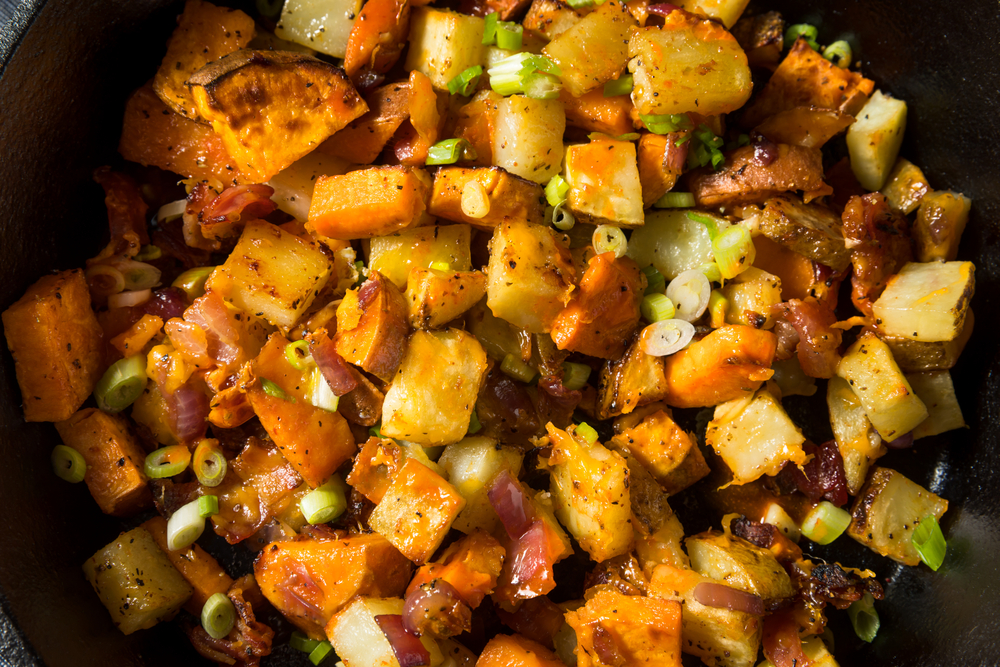 Skillet Chicken and Root Vegetable Hash - The Mechanic Cooks